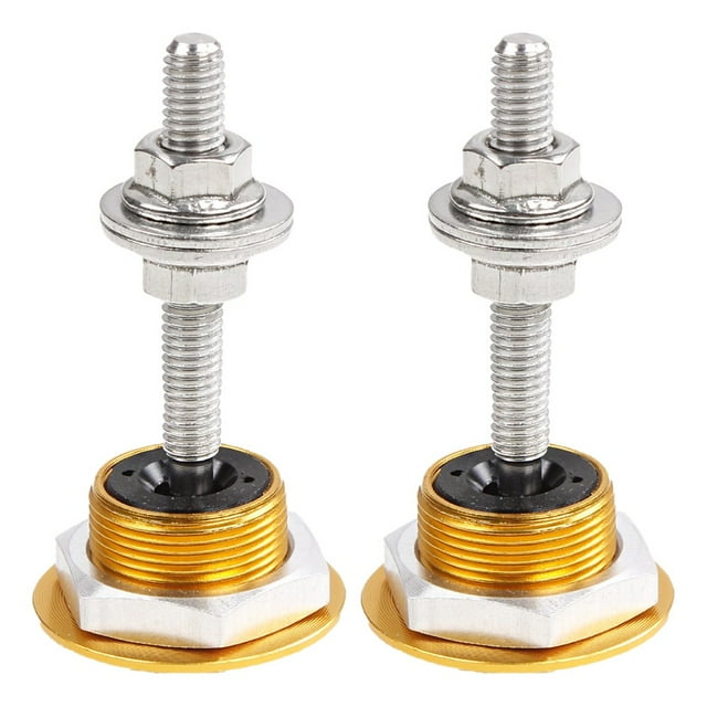 Universal Aluminum Hood Push Button Bonnet, Release Lock Latch Bumper ...