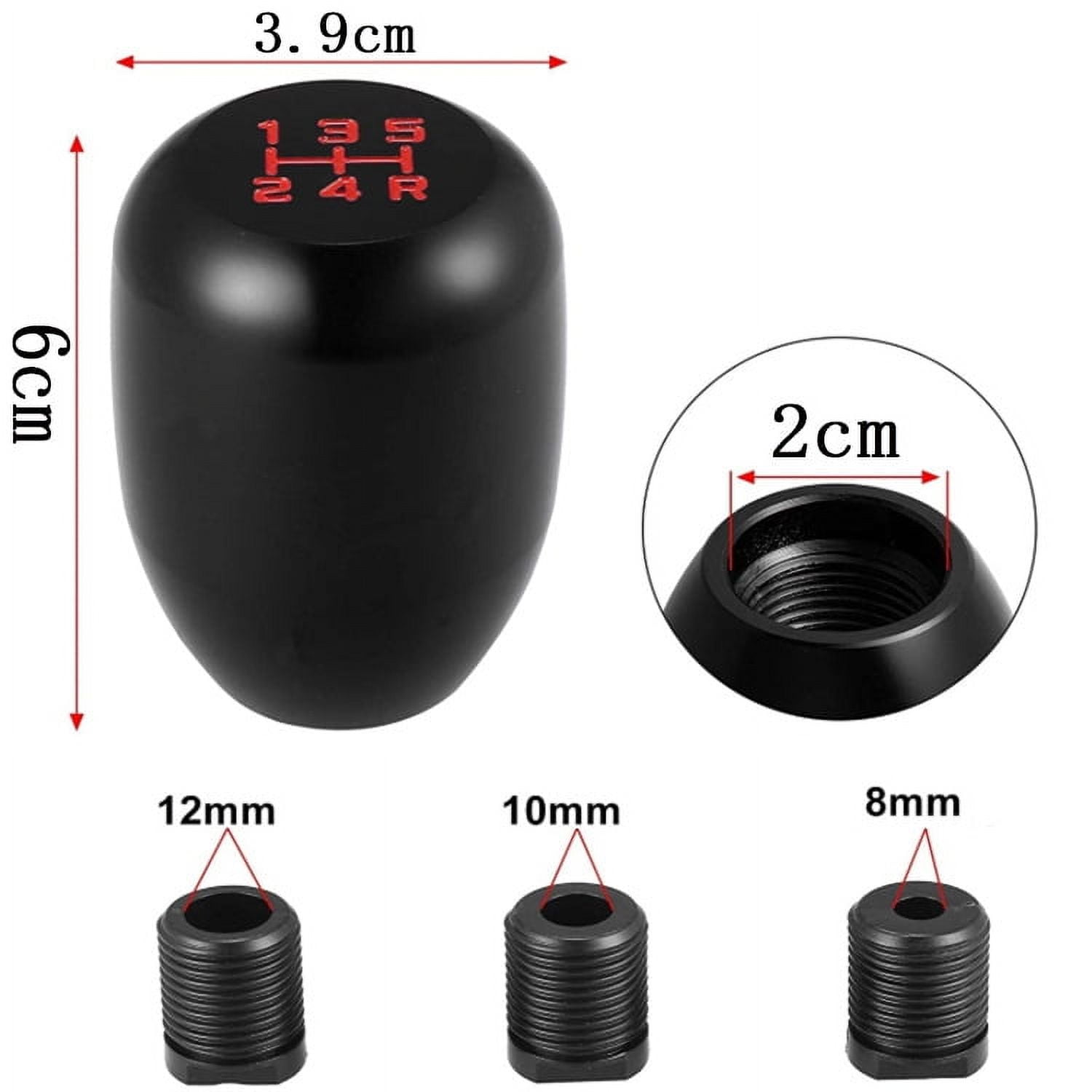 Universal Aluminum Manual Gear Shift Rod and Knob for Cars - Walmart.com