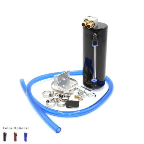 Universal Aluminum Racing Oil Catch Tank/CAN Round Can Reservoir Turbo ...