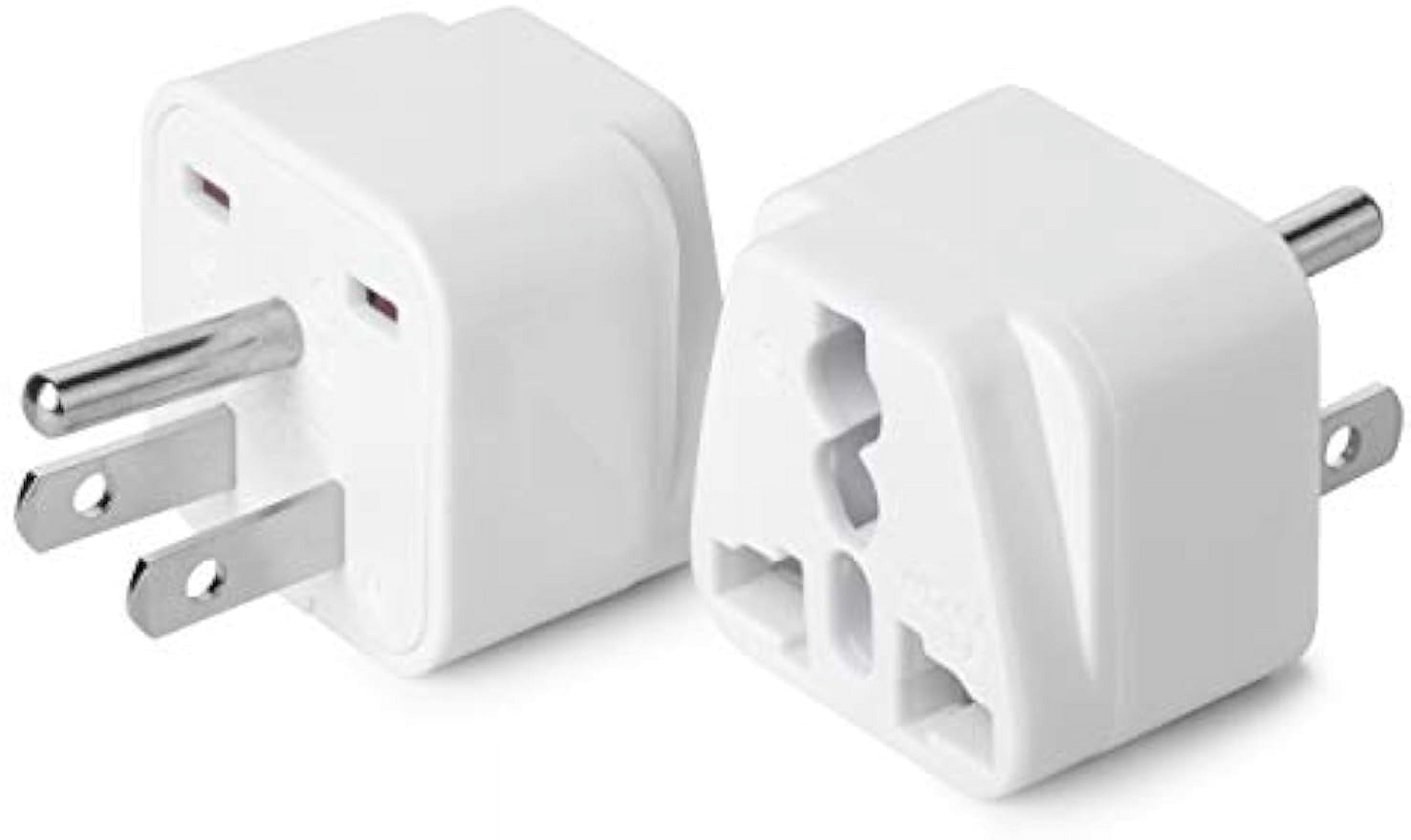 Universal to American Outlet Plug Adapter, 2 Pack, Canada Universal ...