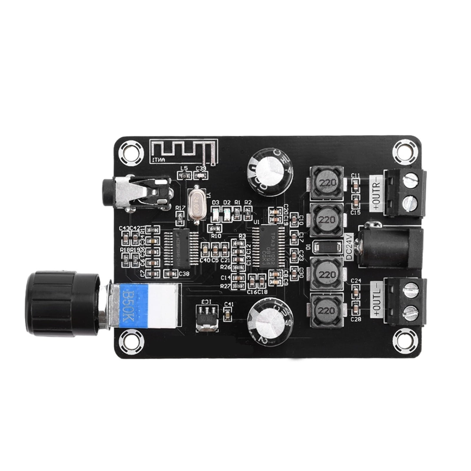 Universal Amplifier Board Bluetooth 5.0 Amplifier Dual Channel 30W*2 ...