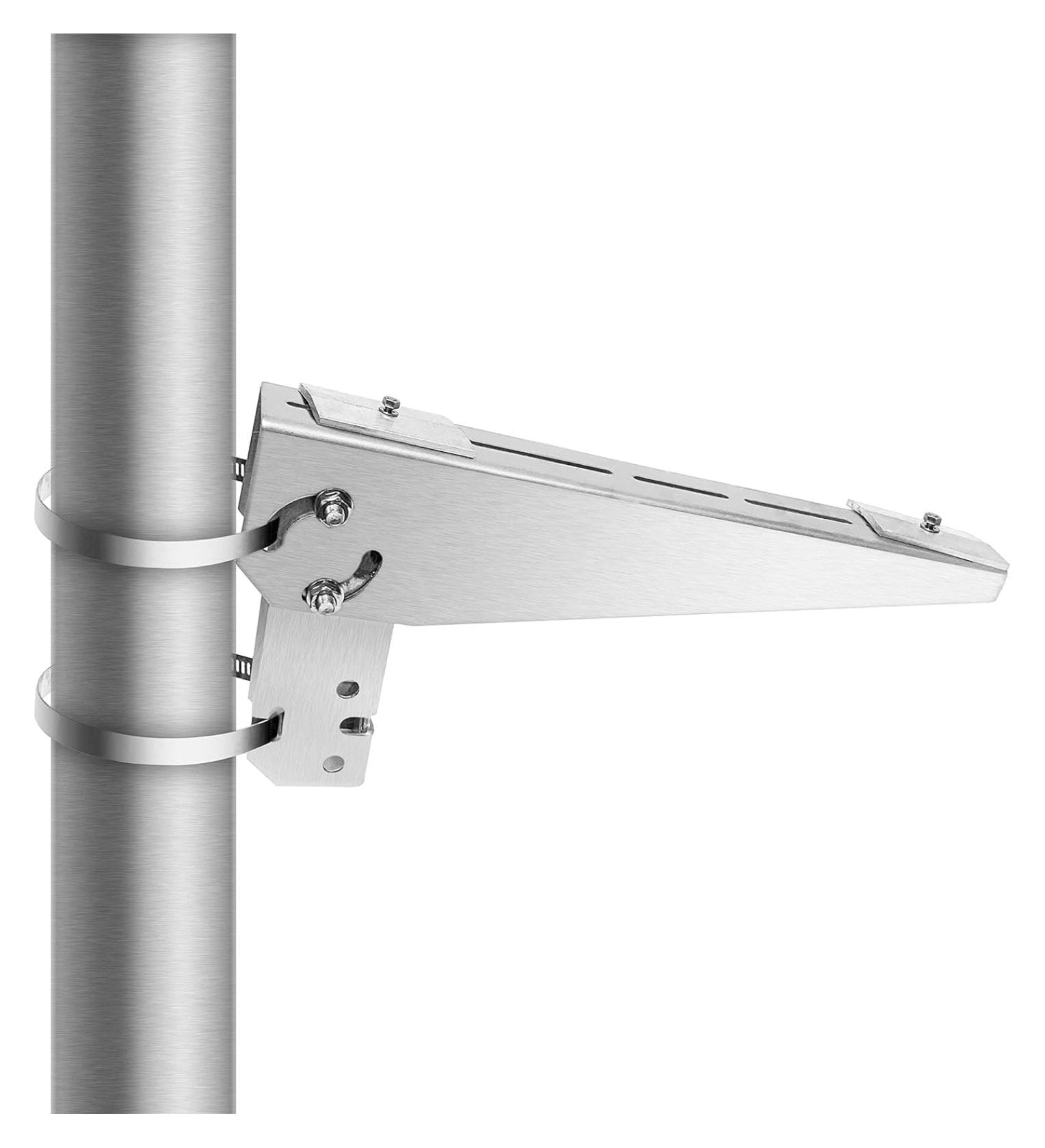 Universal Angle Adjustable Mounting Bracket Single Arm Pole, Wall and ...