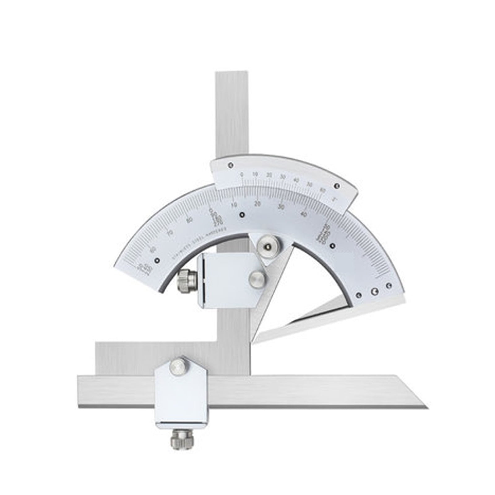 Universal Angle Ruler 0-320 Degree Stainless Steel Angle Measuring Instrument Protractor Angle ...