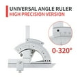 Universal Angle Ruler Protractor Multi Angle Measuring Ruler Carpentry ...