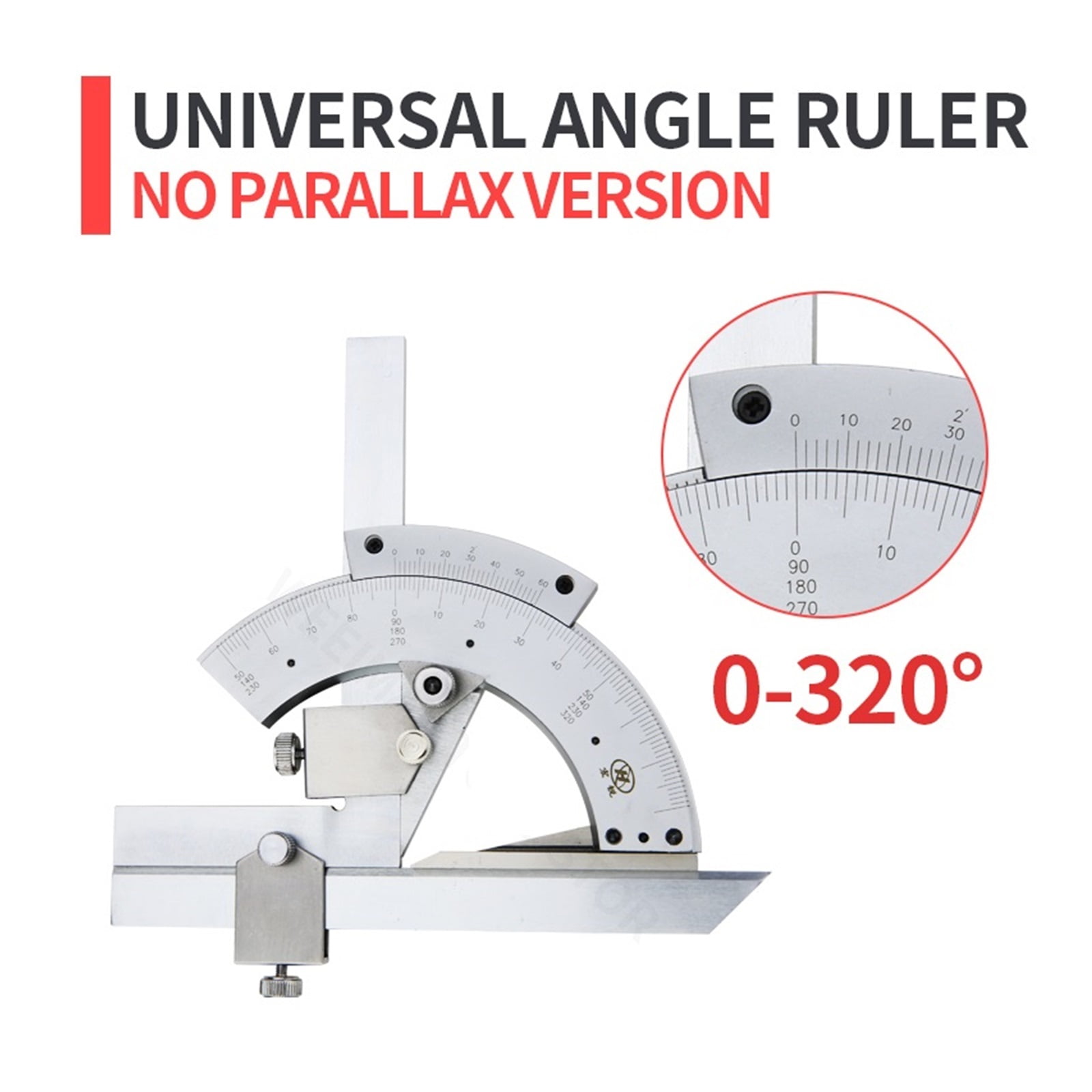 Universal Angle Ruler Protractor Multi Angle Measuring Ruler Carpentry ...