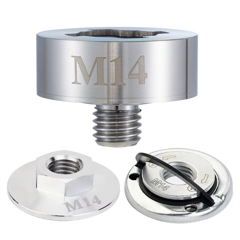 Universal Angles Grinder Arbors Conversion Kit Steel M14 Shafts With ...