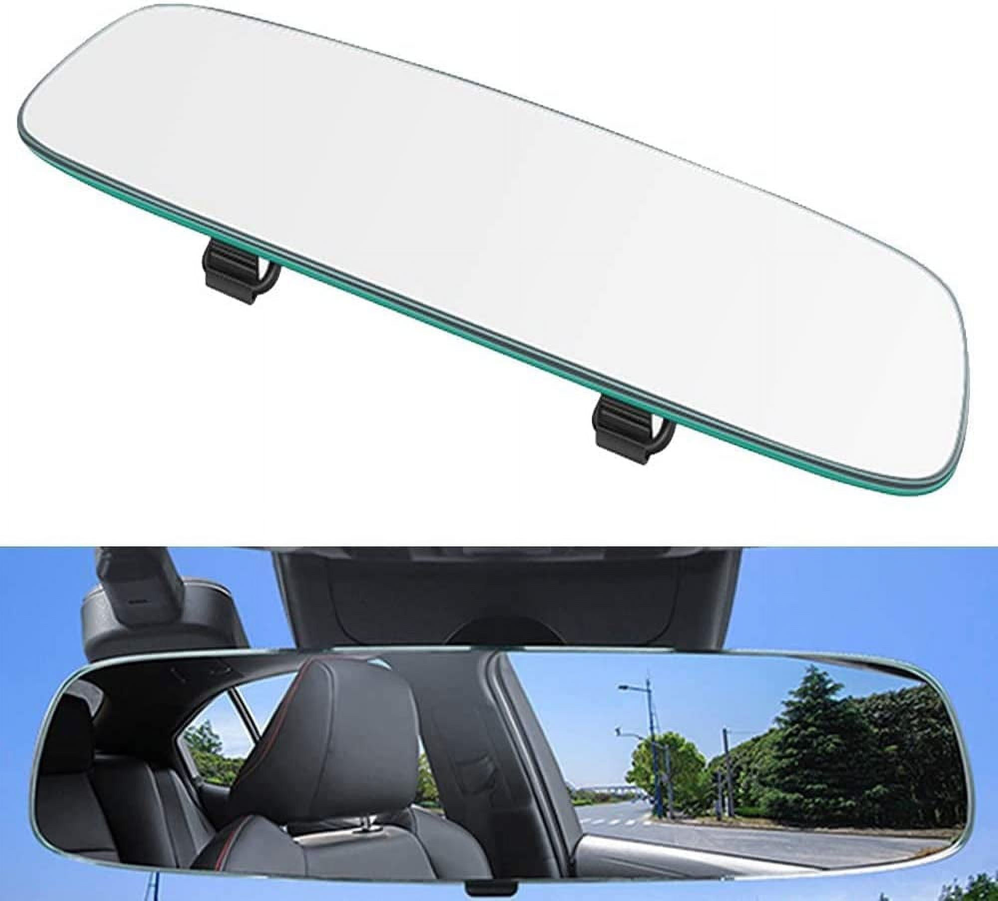 Universal Anti Glare Rear View Mirror 12'' 300mm Wide Angle Panoramic ...