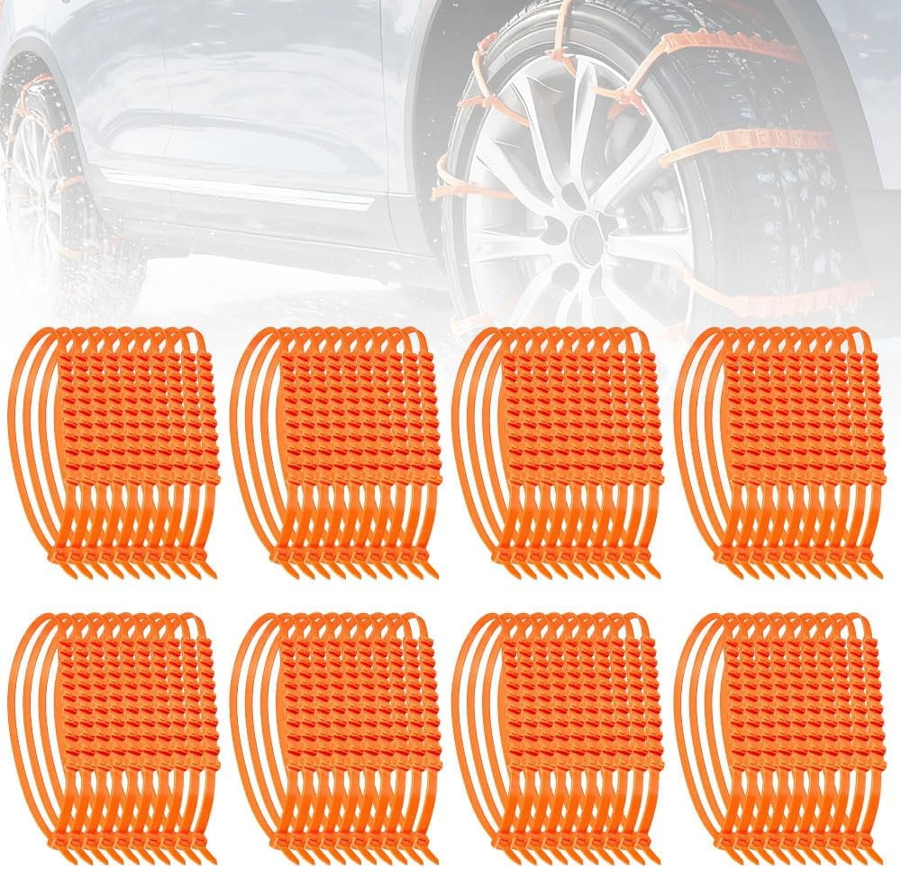 Universal Anti-Skid Snow Tire Chains, 2026 New Emergency Traction ...