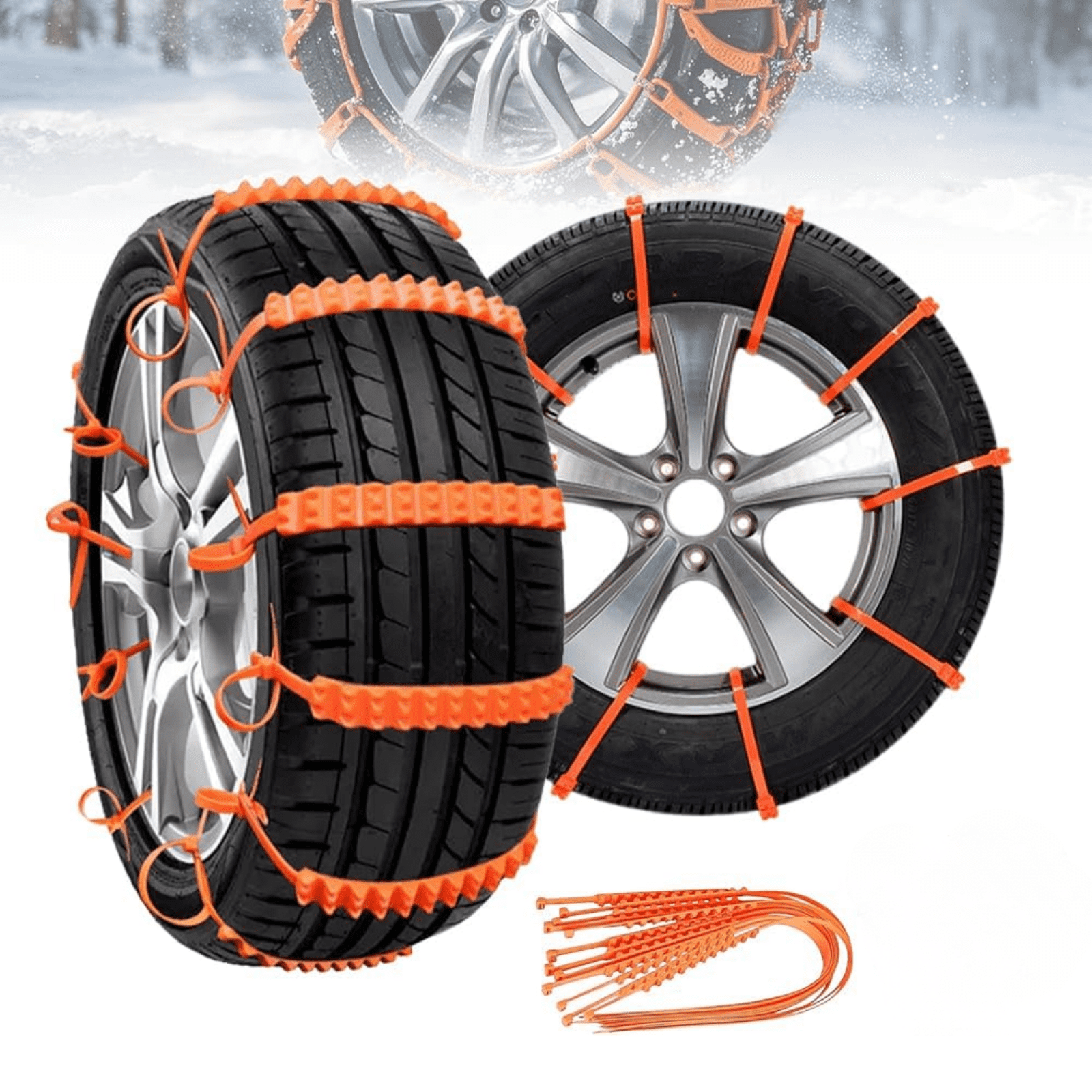 Universal Anti-Skid Snow Tire Chains, 2026 New Portable Emergency Non ...