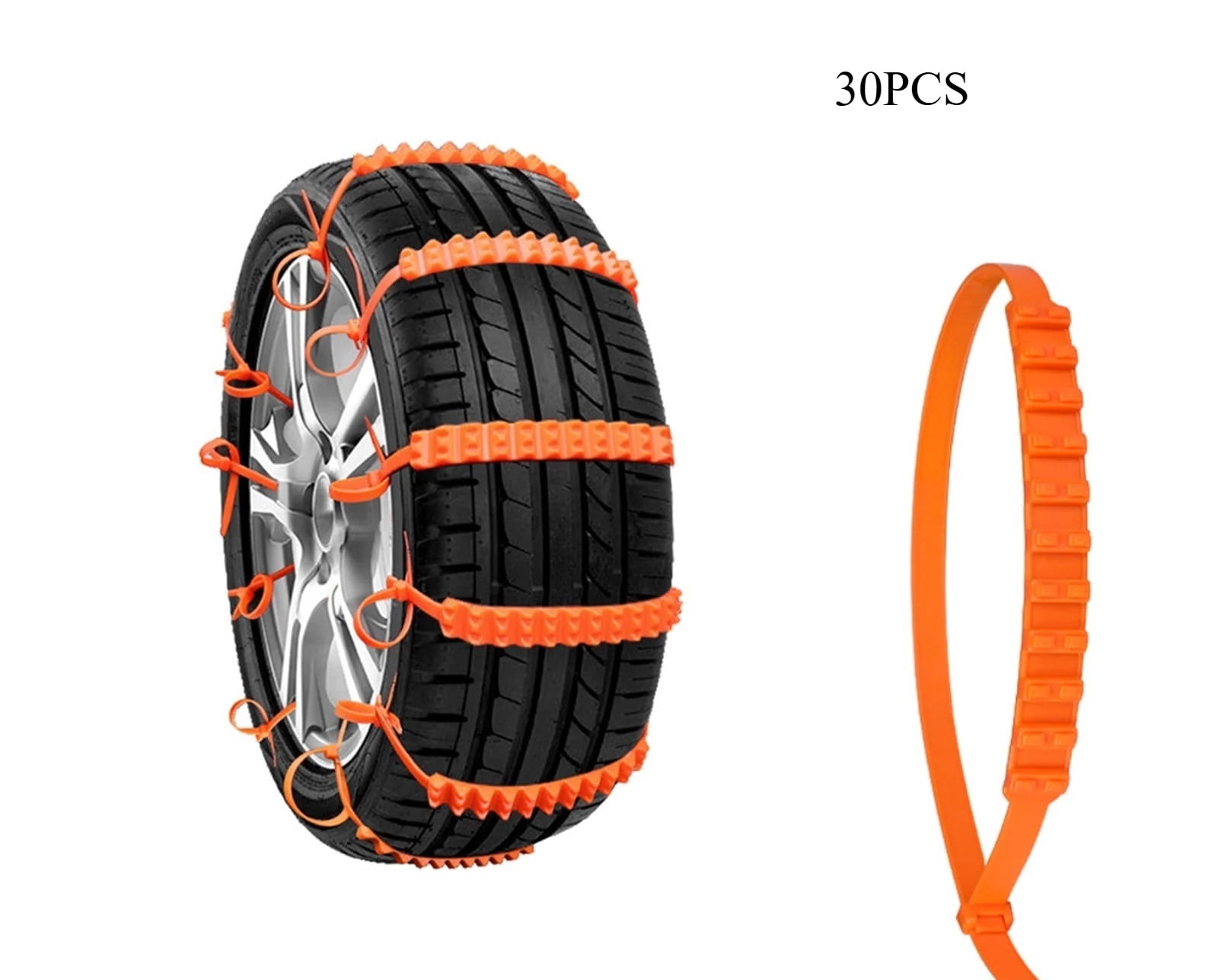 Universal Anti-Skid Snow Tire Chains for Cars SUVs Trucks,Fit 145–295mm ...
