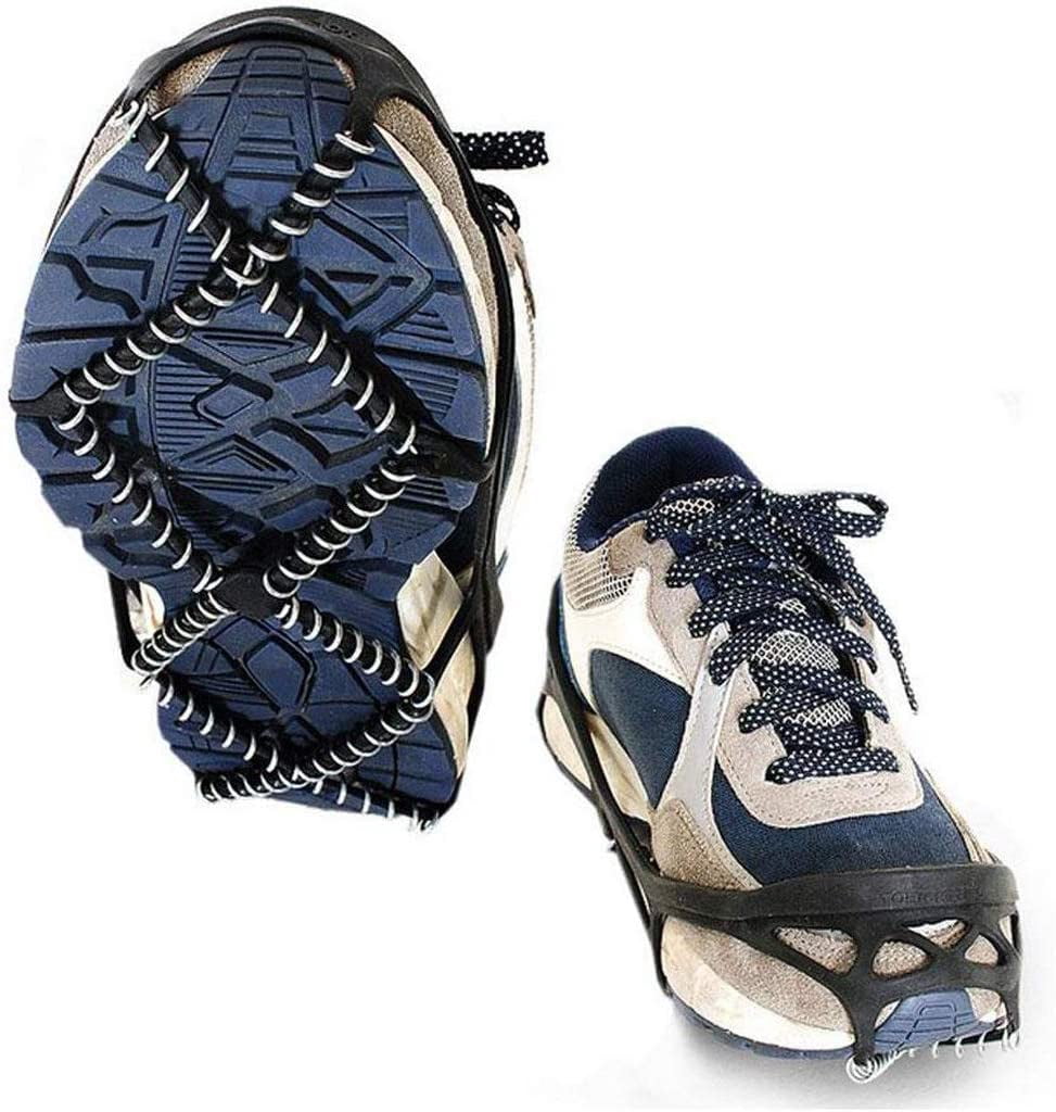 Universal Anti-Slip Shoes Ice Gripper, 1 Pair Snow Walk Traction Cleats ...