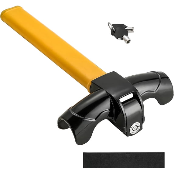 Universal Anti-Theft Car Auto Security Rotary Steering Wheel Lock ...