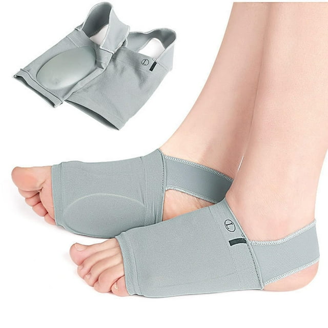 Universal Arch Support with Pads Arch Socks Cushioned Wrap Foot Plantar ...