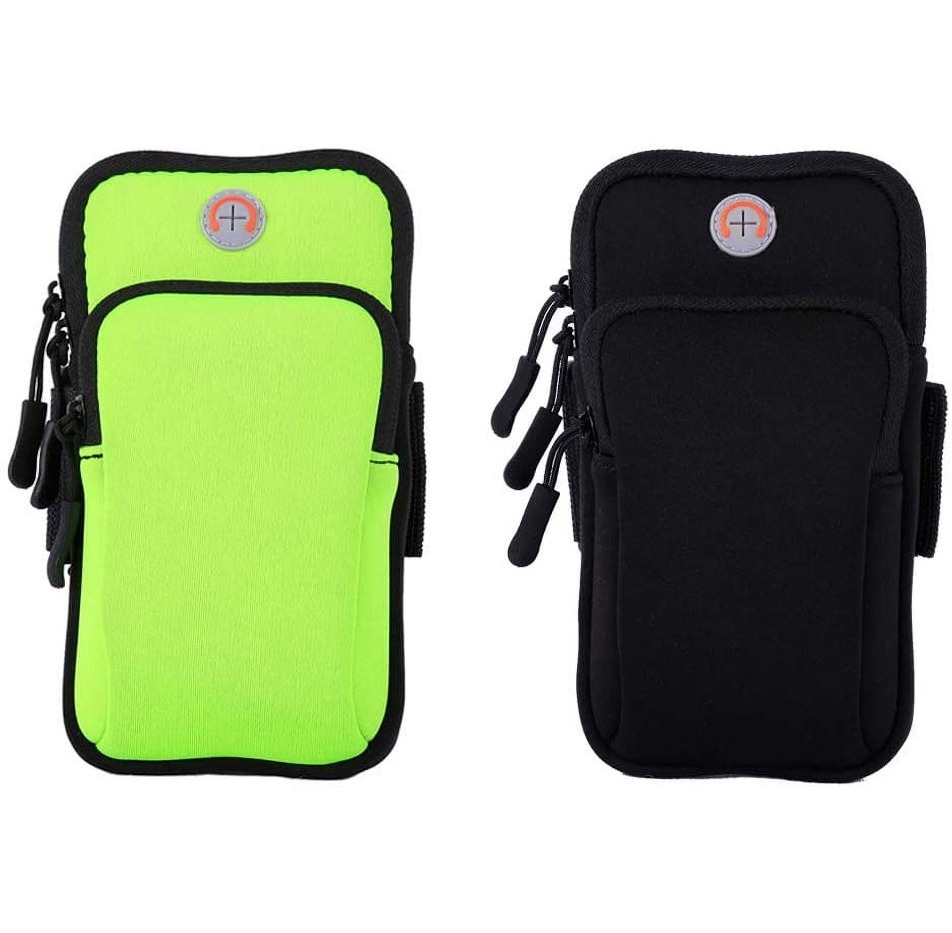 Universal Armband with Multifunctional Pockets. Neoprene Arm Cell Phone ...