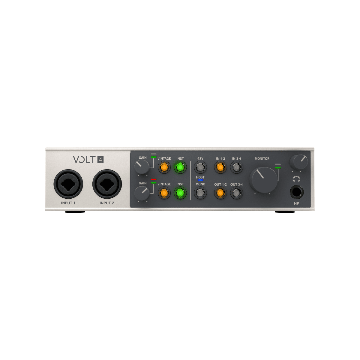 Universal Audio VOLT-2 4 in/4-out USB-C Audio Interface - UA-VOLT-2-U ...
