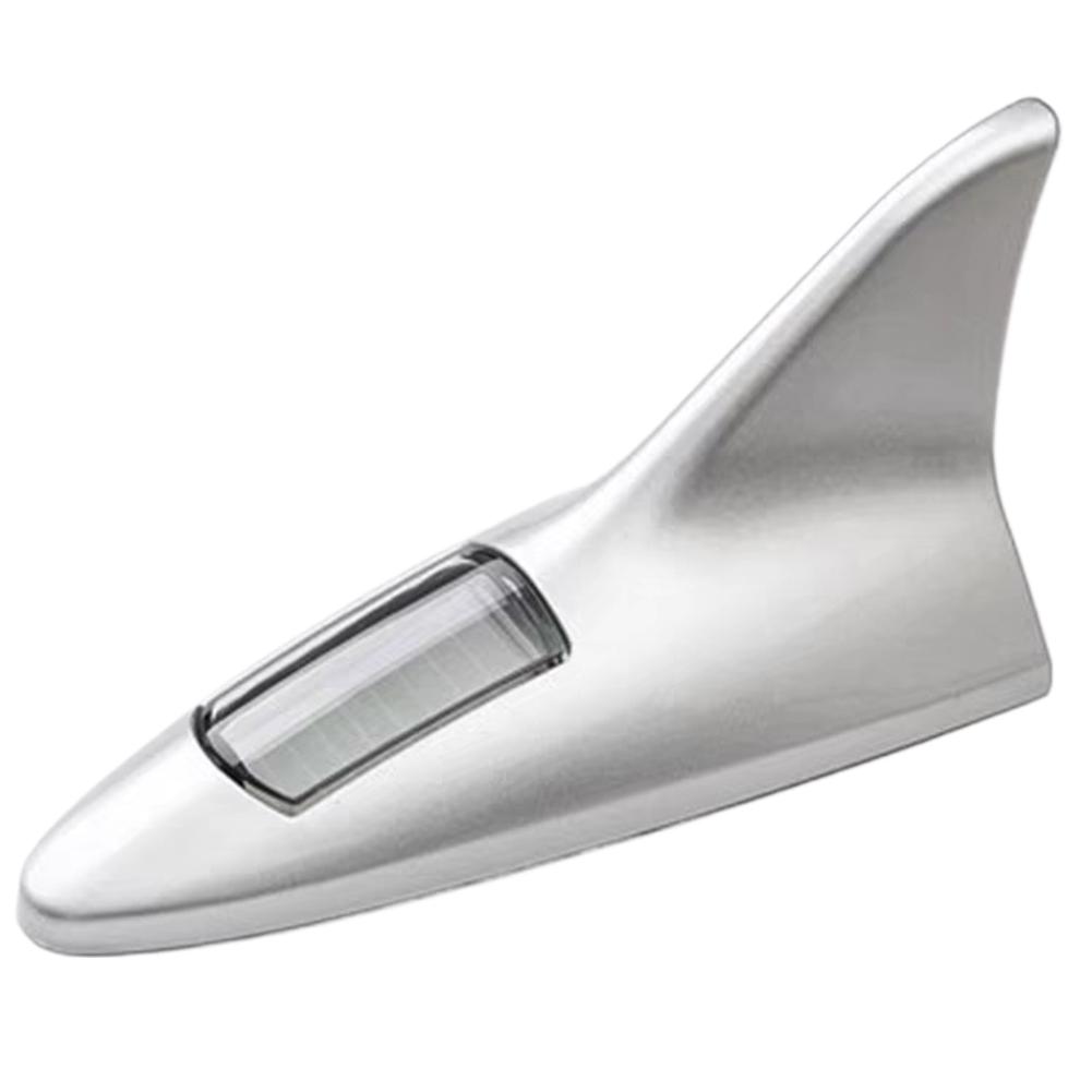 Universal Auto Car Led Warning Lamp Solar Powered Shark Fin Signal Tail ...