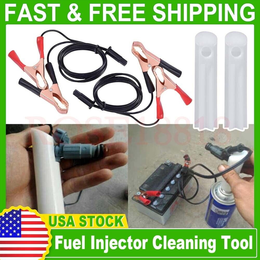 Universal Auto Car Vehicles Fuel Injector Flush Cleaner Adapter DIY ...
