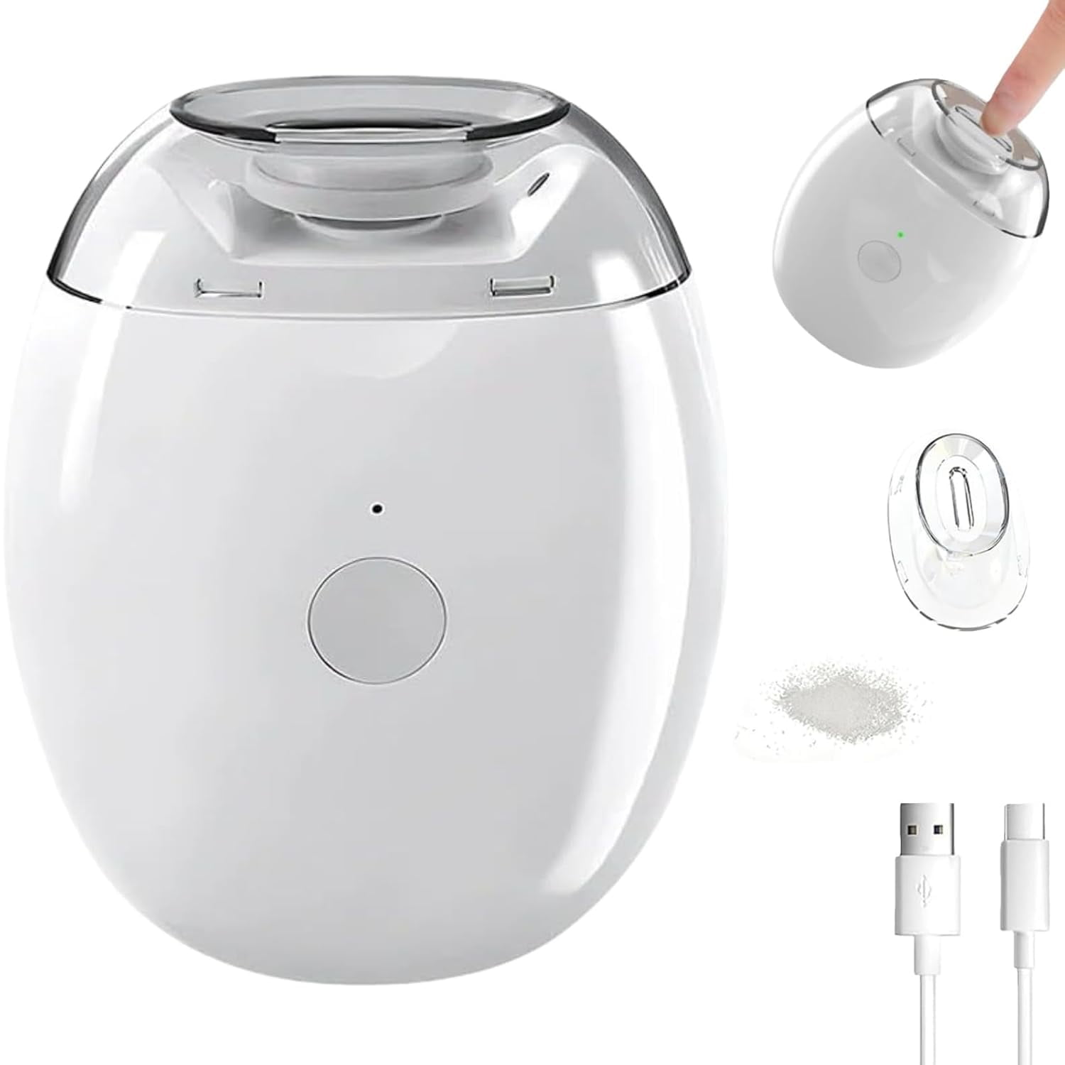 Universal Automatic Fingernail Grinder, Electric Nail Clipper with LED ...