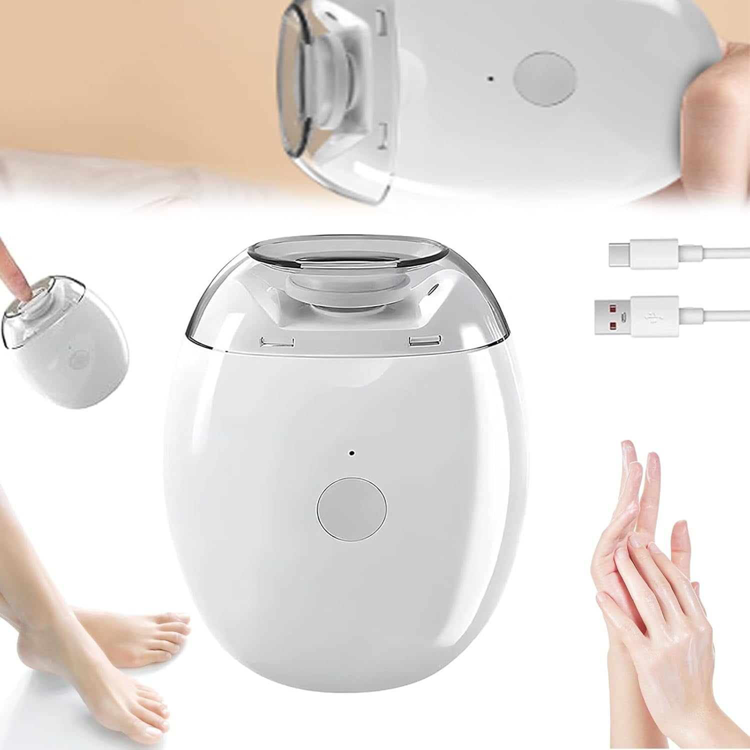 Universal Automatic Fingernail Grinder, Rechargeable Smart Electric ...