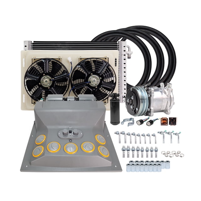 Universal Automotive 12V 24V A/C Air Conditioning Kit For Truck Minibus ...