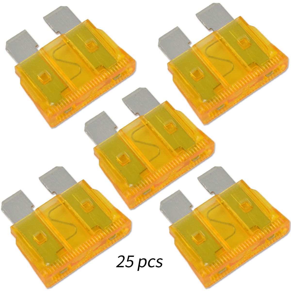 Universal Automotive ATC Blade Fuses 5AAMP Pack of 25 - Walmart.com