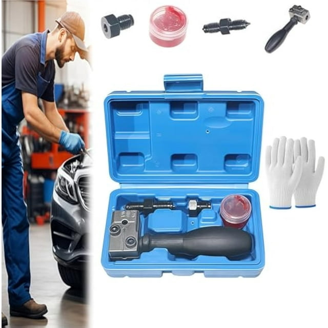 Universal Automotive Brake Pipe Flaring Tool Kit,Double Flare Tool for ...