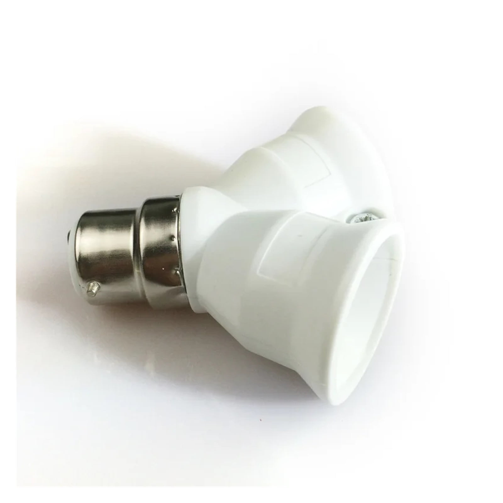 Universal B22 To 2E27 Bulb Holders 2 Way E27 Lamp Base LED Light Lamp ...