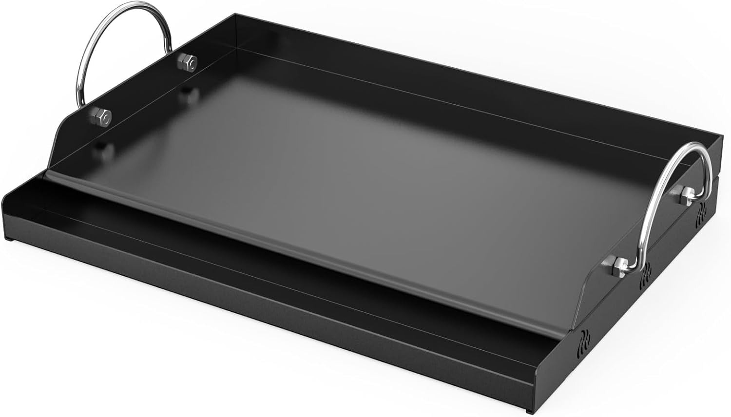 Universal BBQ Griddle with Handles for Most Grills, Ceramic Coated Non ...