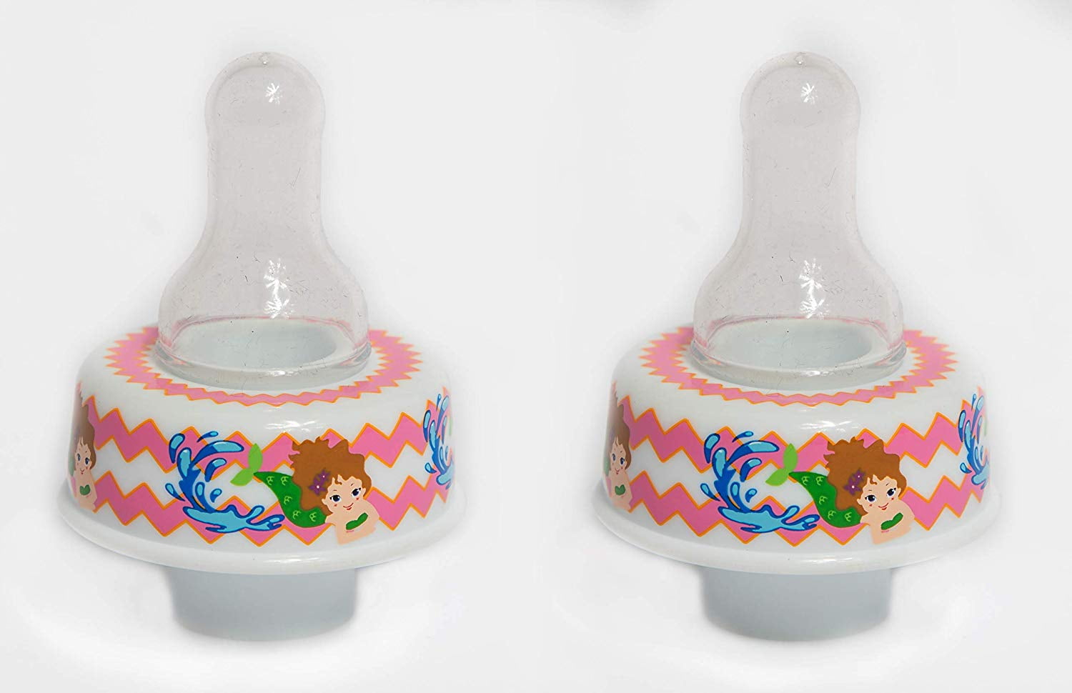 Universal Baby Bottle Top Adapter – 2 Pc Pack, Reusable, Fits Most ...