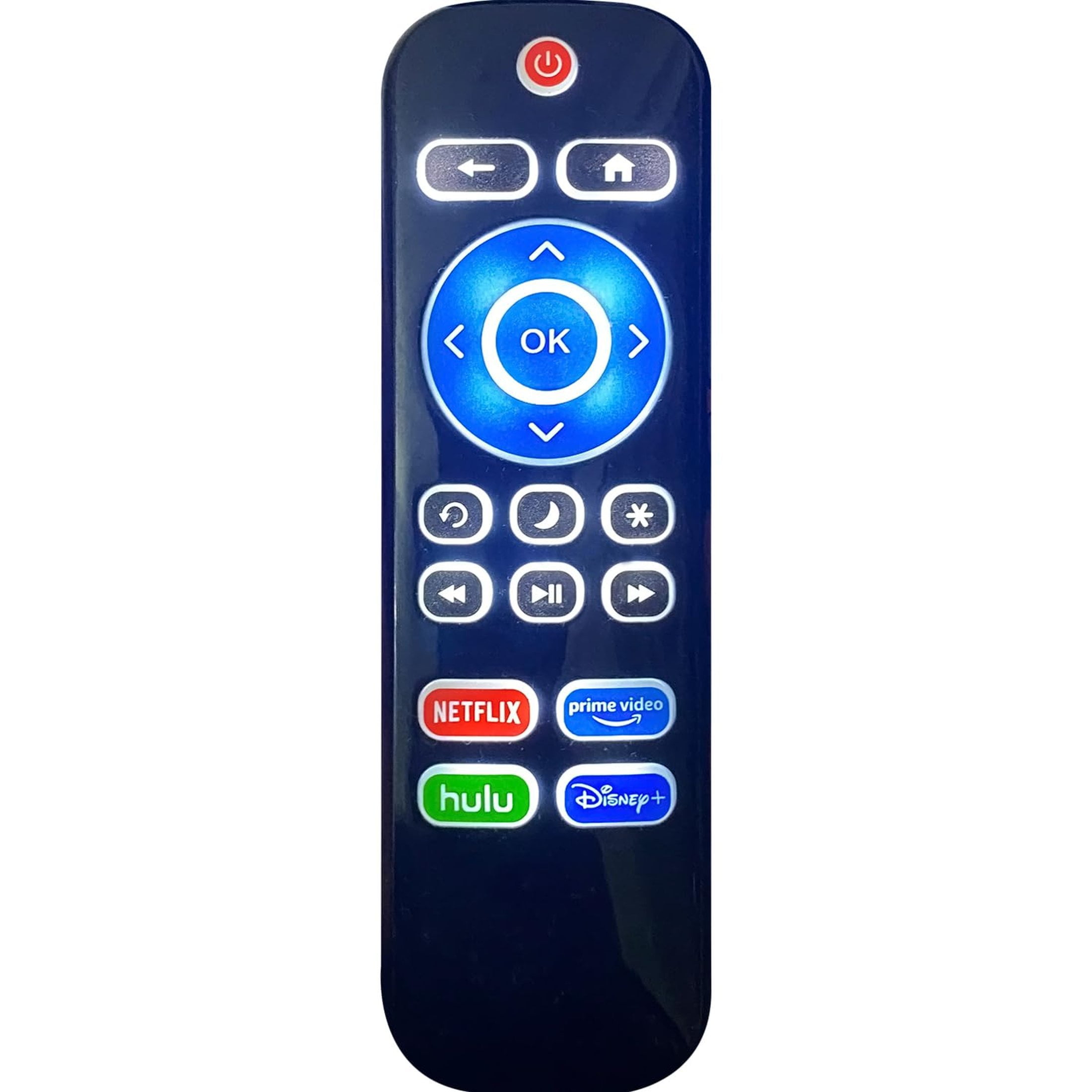 Universal Backlit Remote Control for TCL Hisense Sharp Philips TVs ...