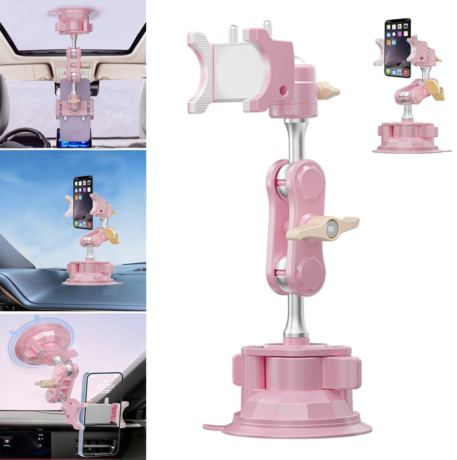 Universal Ball Head Arm YPF5 for Phone, 360° Rotating Holder Mount ...