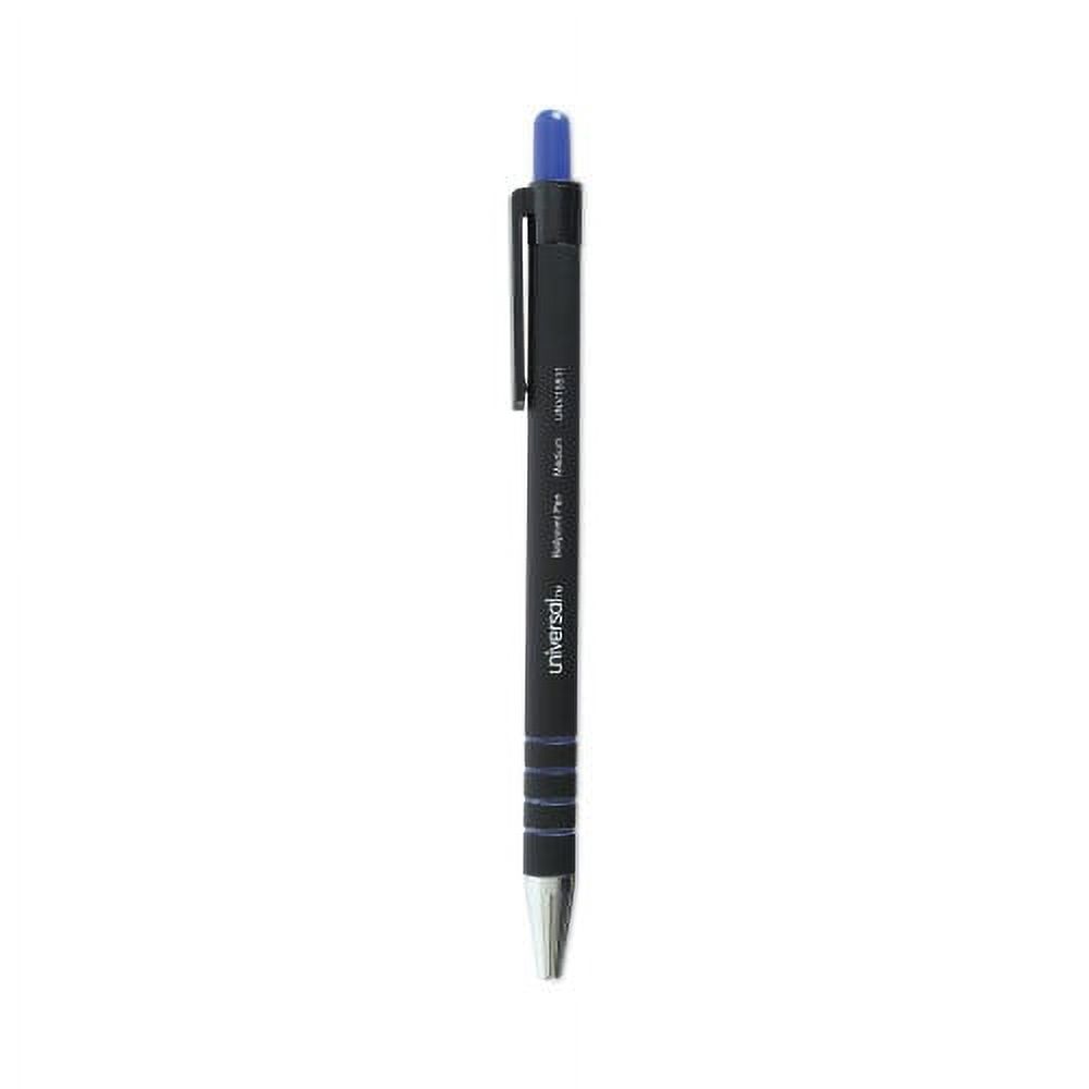 Universal Ballpoint Pen, Retractable, Medium 1 mm, Blue Ink, Blue ...