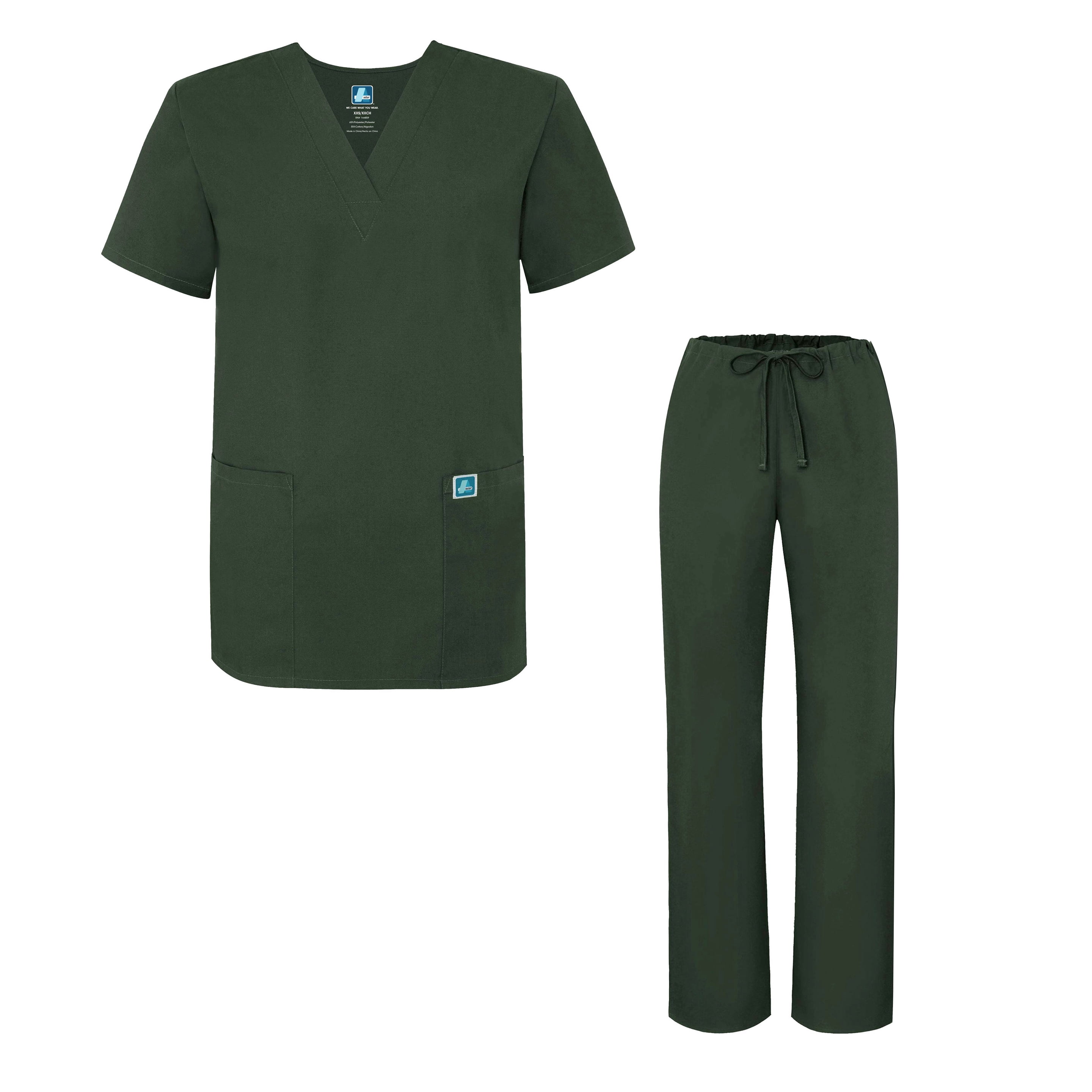 Universal Basics by Adar Unisex Scrub Set - Walmart.com