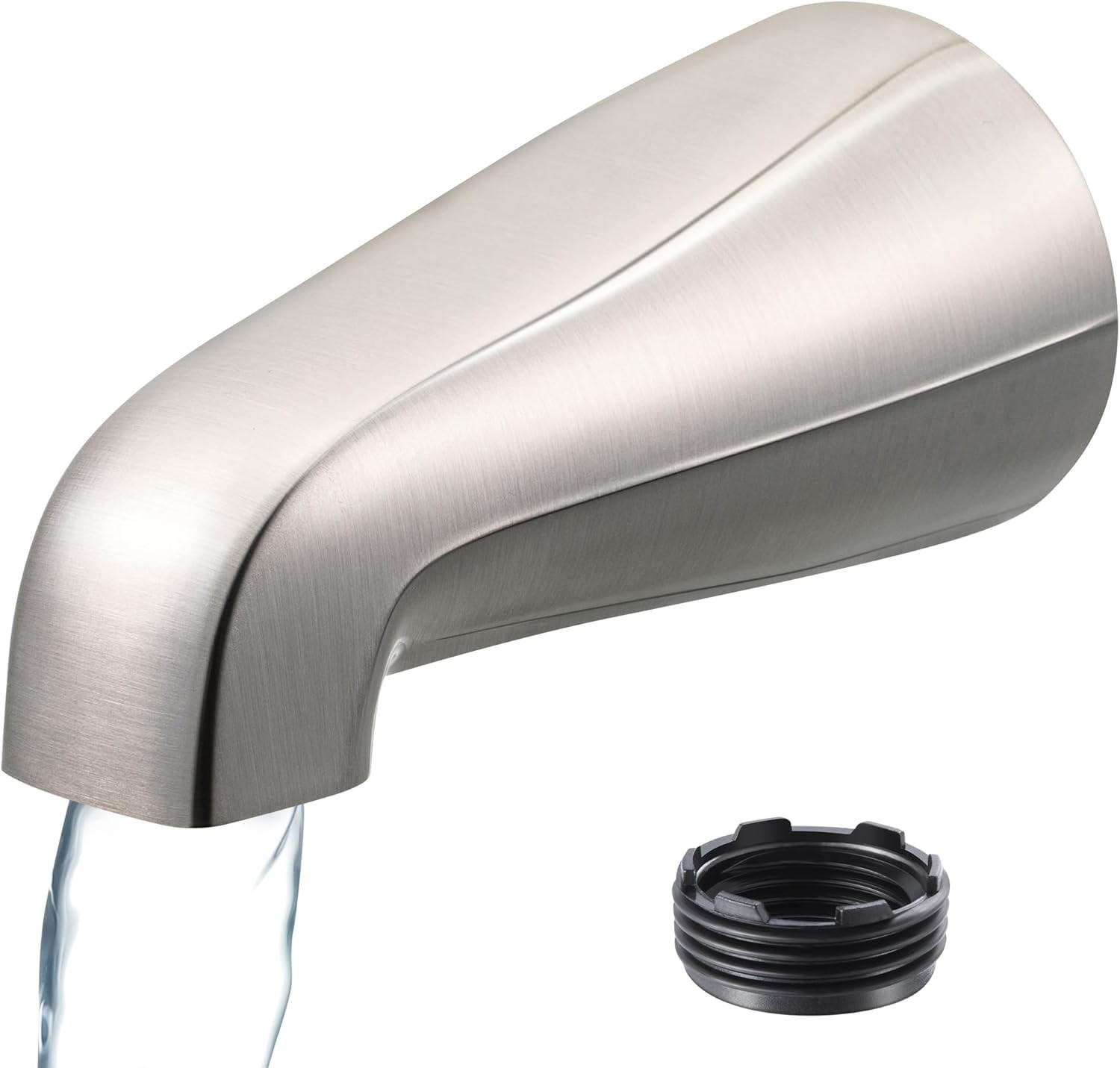 Universal Bath Tub Spout with Adapter Bathroom Bathtub Faucet Spout ...