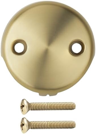 Universal Bathtub Overflow Drain Face Plate 2 Hole Tub Overflow Drain ...