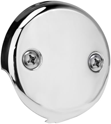 Universal Bathtub Overflow Drain Face Plate 2 Hole Tub Overflow Drain ...