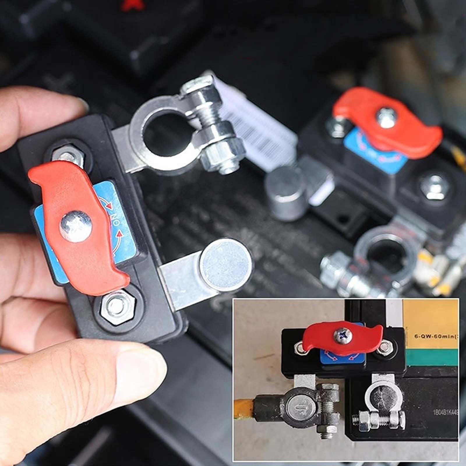 Universal Battery Disconnect & Leak Protector,12V 24V Car Battery Cut ...