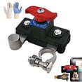 Universal Battery Disconnect & Leak Protector, 12V/24V Pure Copper Car ...