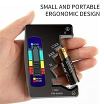 Simyoung Battery Tester, Universal Battery Checker for AAA AA C D 9V 1 ...