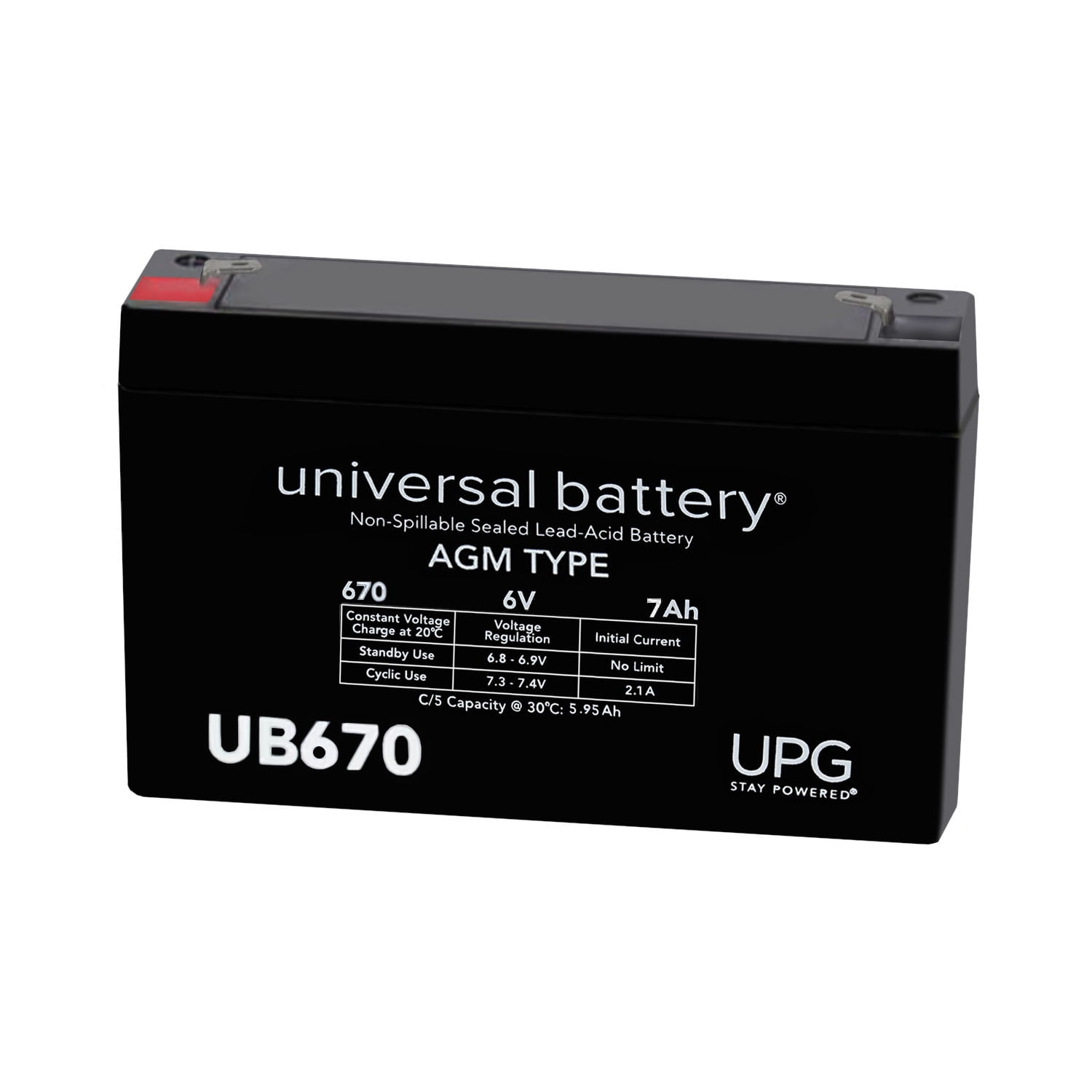 Universal Battery UB670 UPS Battery - Walmart.com