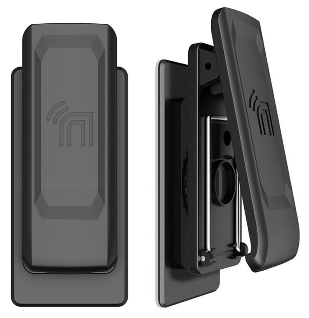 2-PACK Universal Belt Clip by Nakedcellphone, Rotatable with Kickstand ...