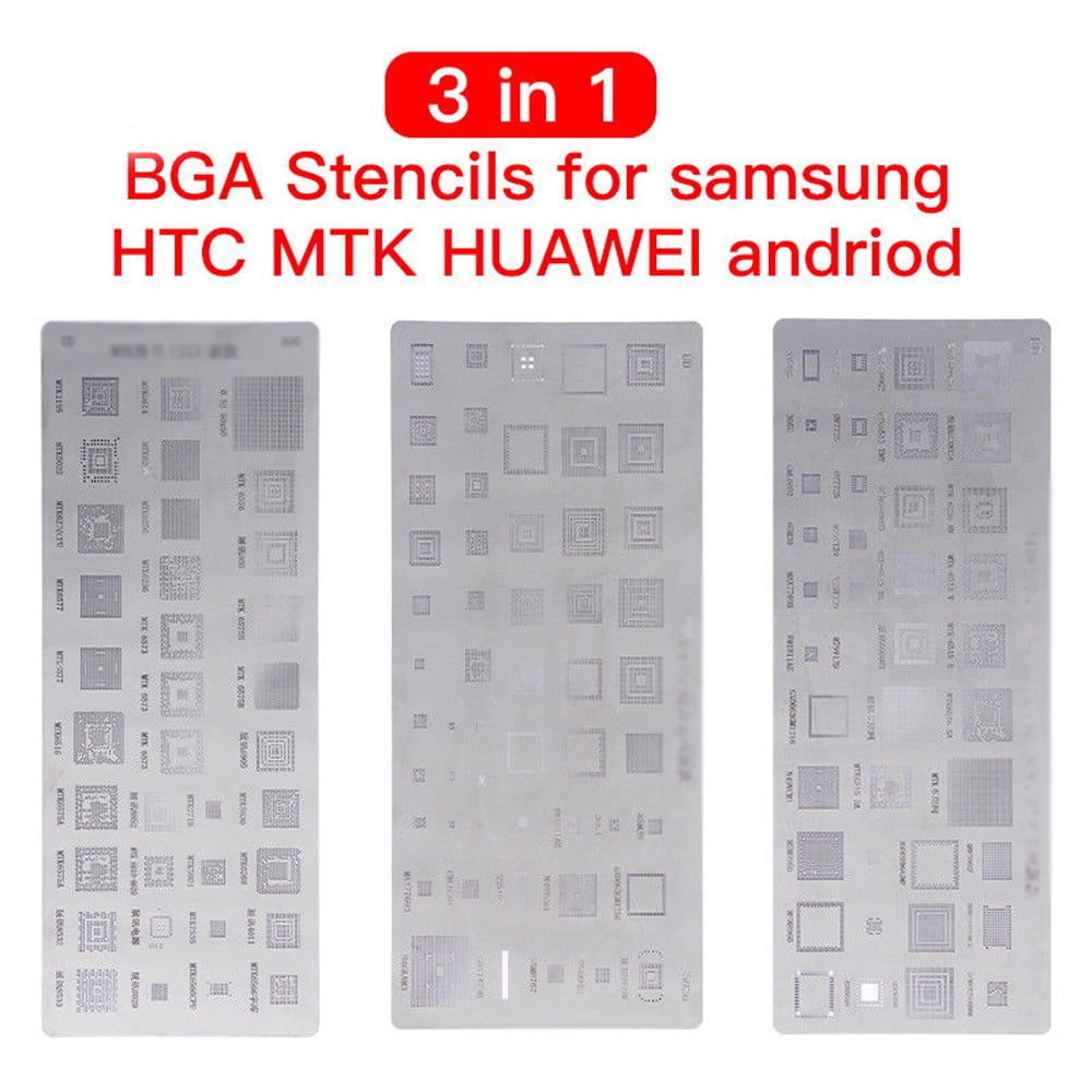 Universal Bga Stencils For Mtk Samsung Htc Huawei Android Reballing ...