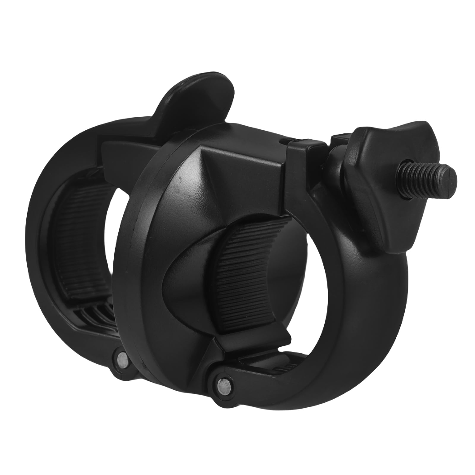 Rotating Flashlight Mount Clip Bikes Handlebars Adjustable Light Holder ...