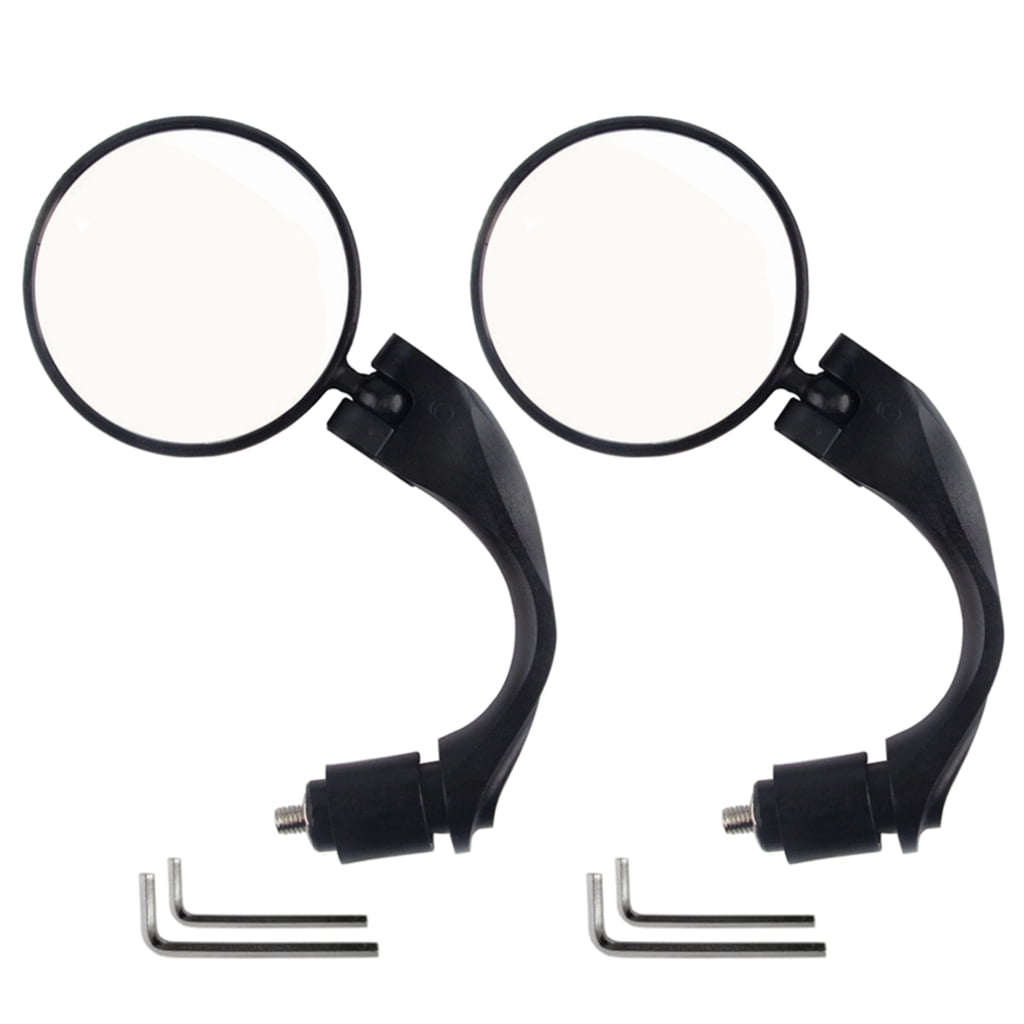 Universal Bicycles Rearview Handlebar Mirror Adjustable 360-Degree Wide ...