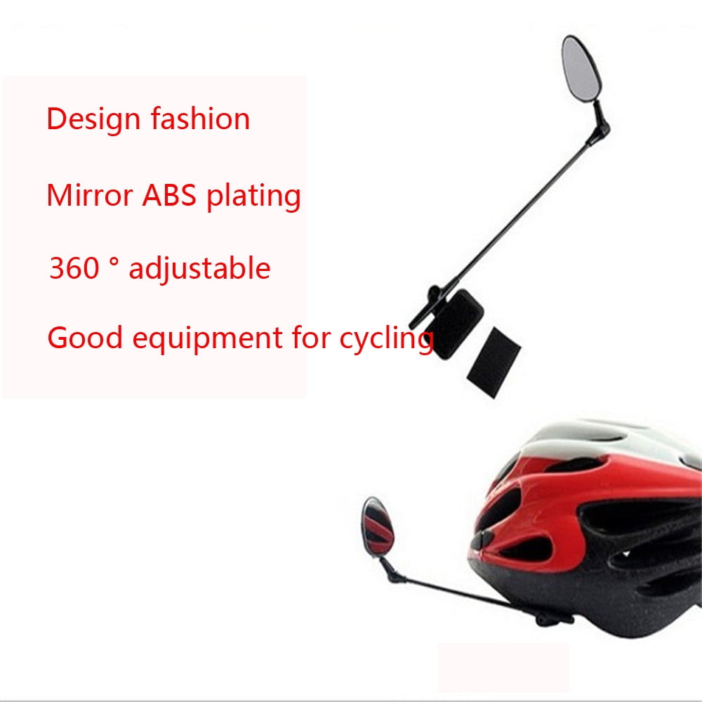 Universal Bike Helmet Mirror - Adjustable Rear View Mirror for Cycling ...