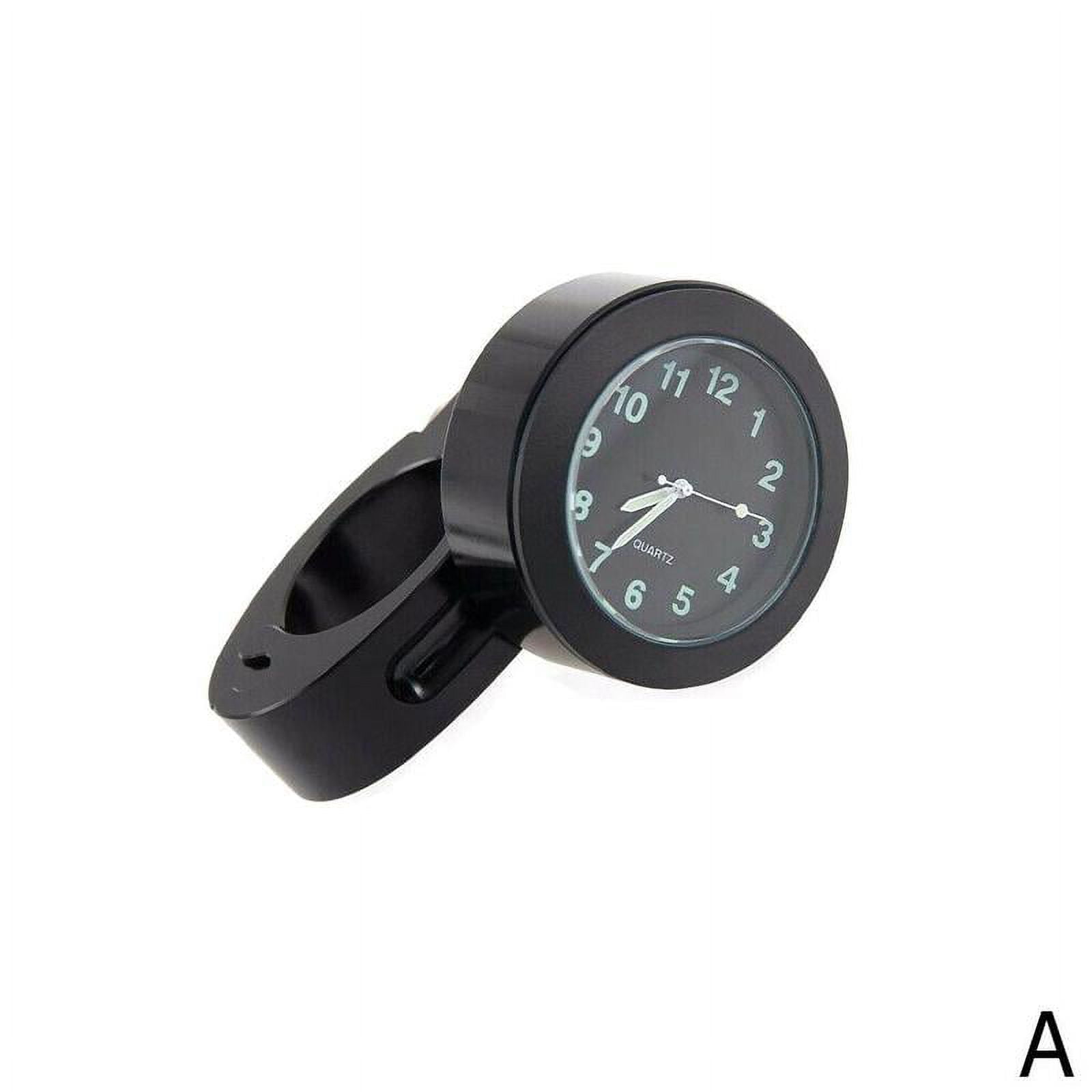 Universal Bike Motorcycle Handlebar Clock Black Watch Tool Best Q4H8 ...