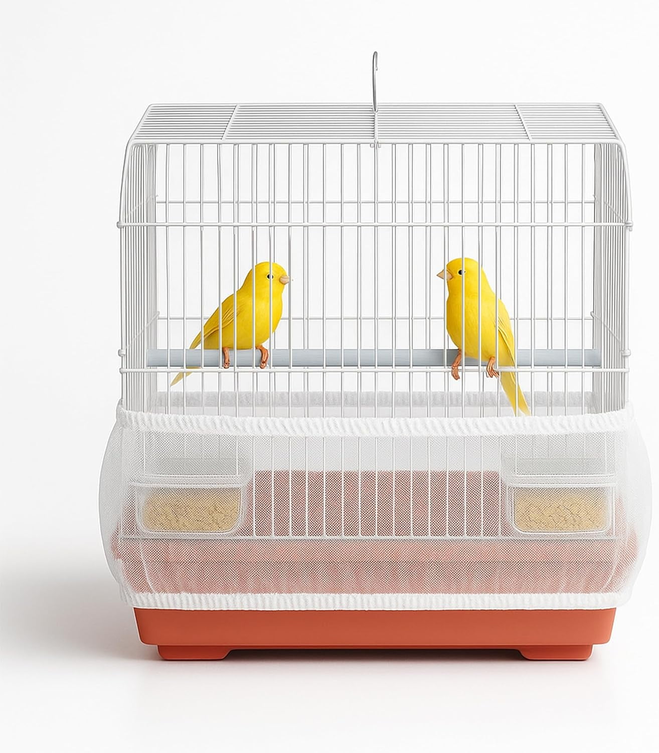 KNUTI Universal Bird Cage Seed Catcher Universal Mesh Skirt Cover ...
