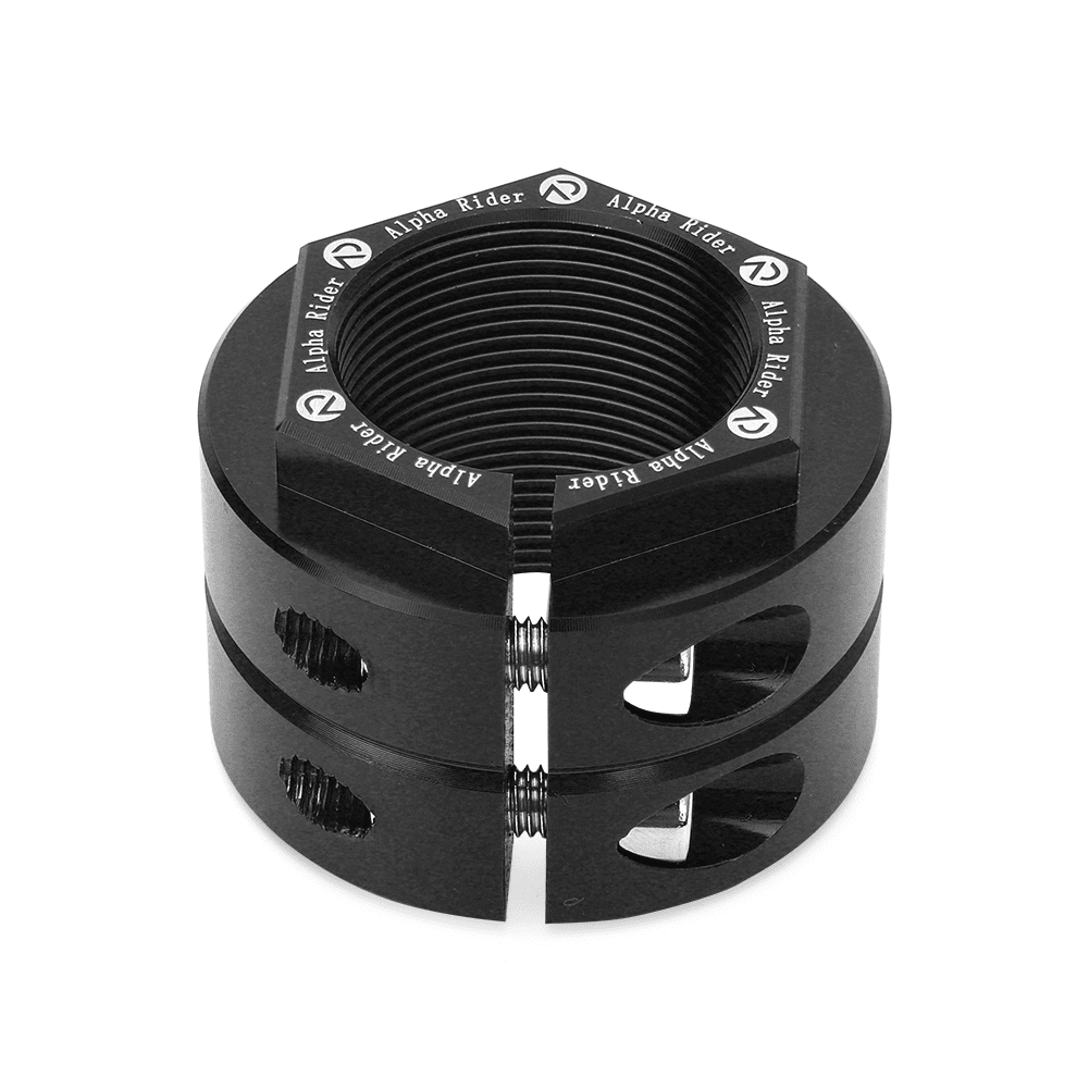 Universal Black ATV Double-Locking Rear Axle Nut - Compatible with ...