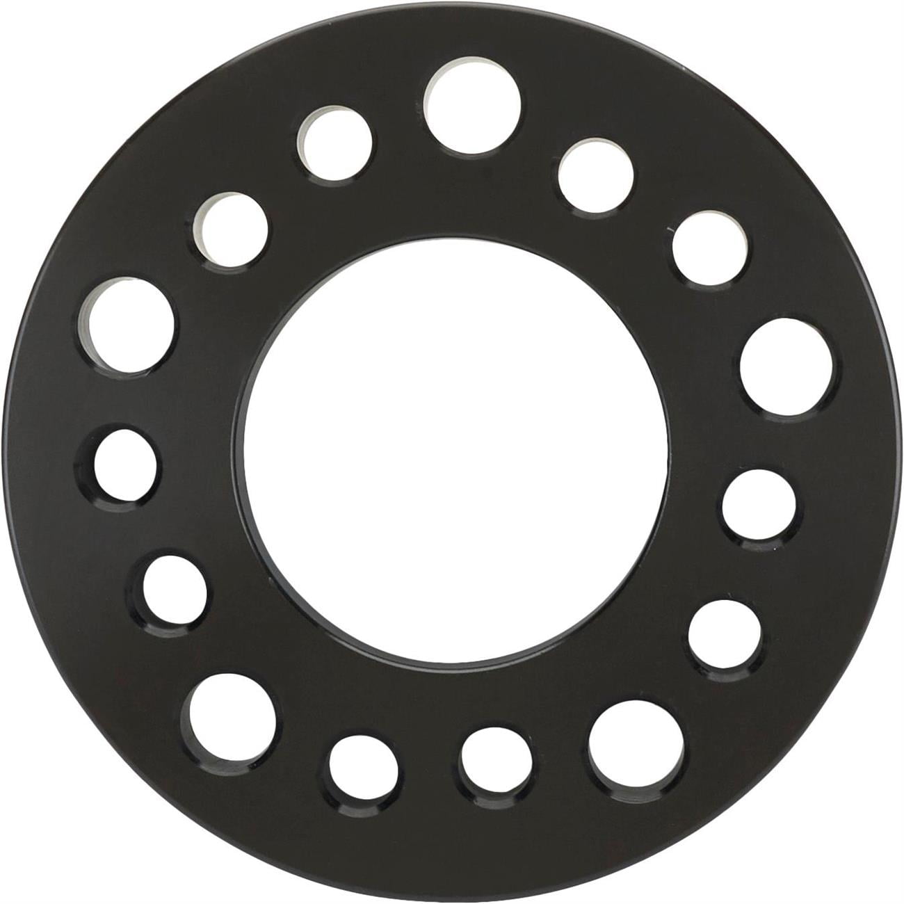 Universal Black Anodized Aluminum Wheel Spacer, 1 Inch Thick - Fits 5 ...