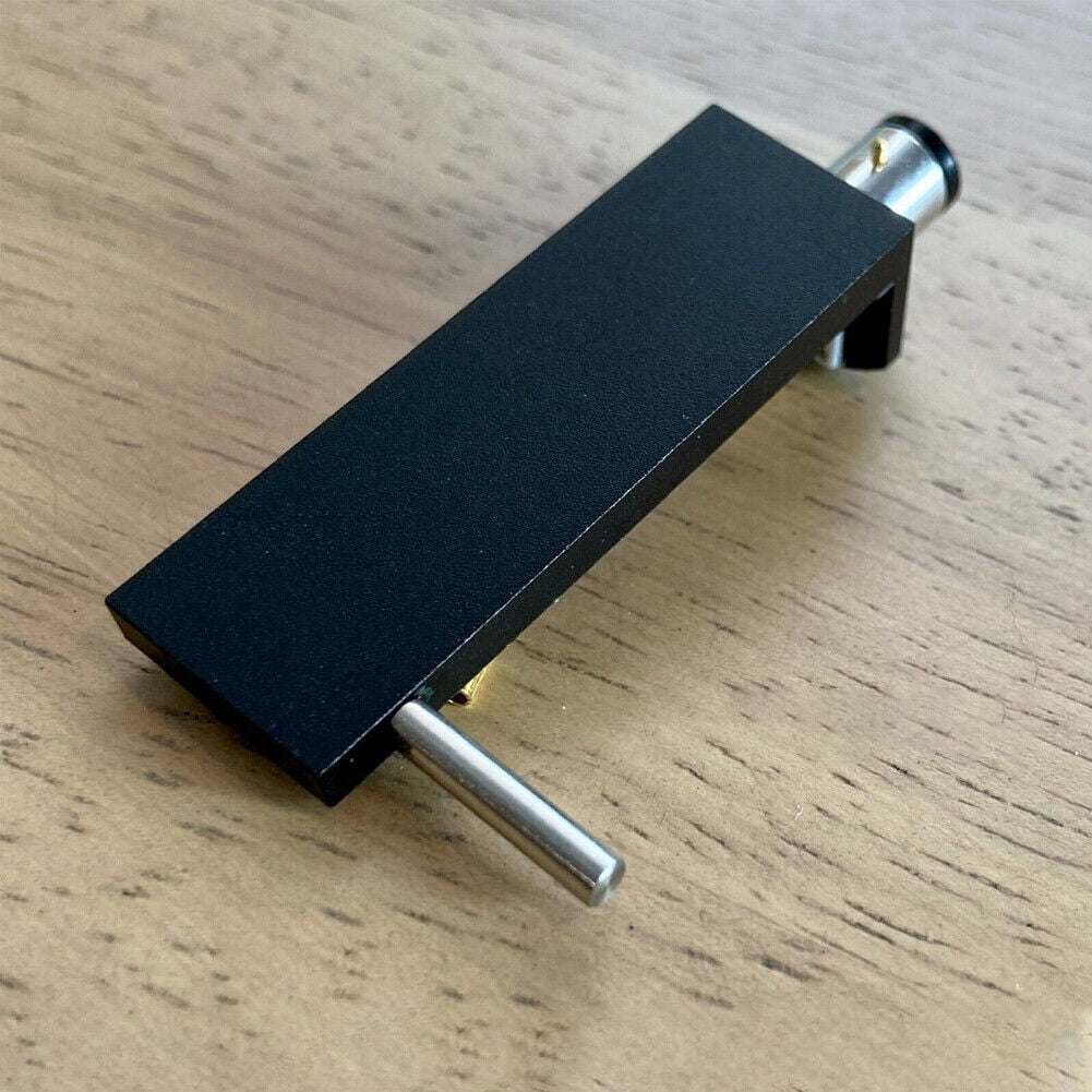 Universal Black Cartridge Turntable Headshell Stainless Lift w/OFC Lead ...